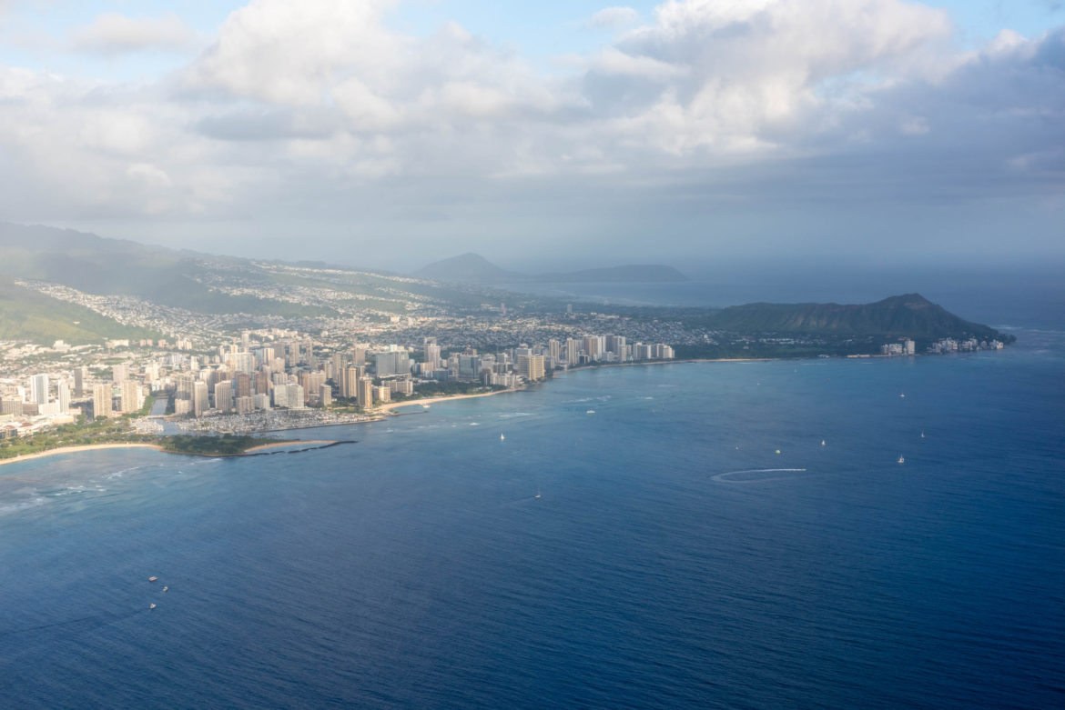 Oahu, aerial view - Kugomoya?
